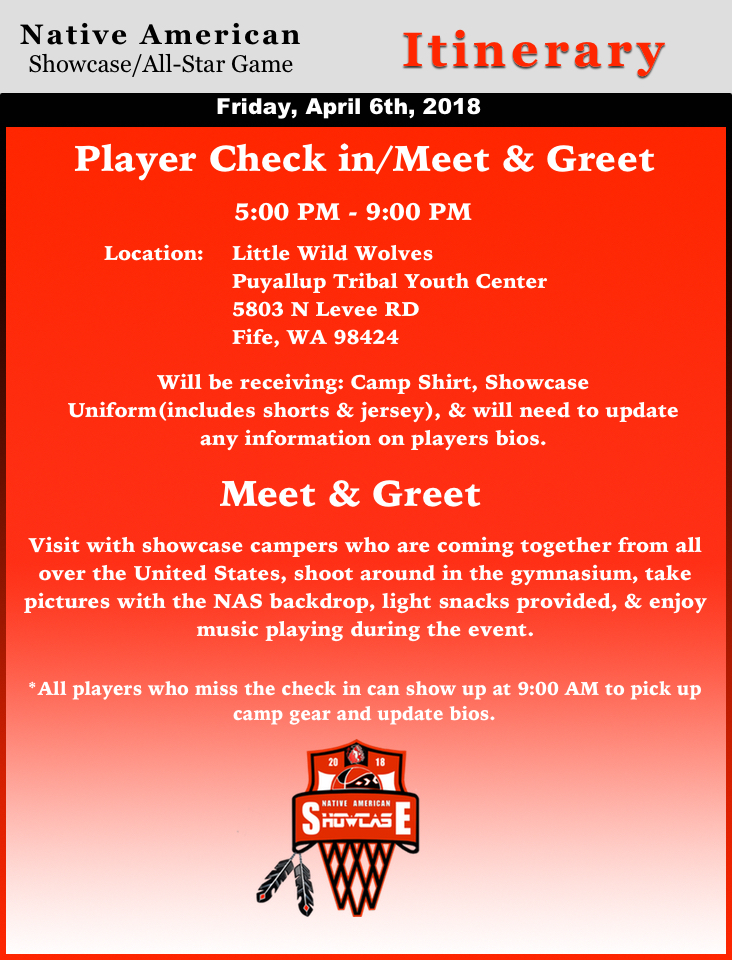 DAY 1 CHECK-IN – ITA Native Sports